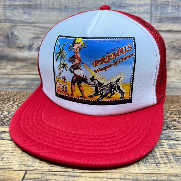 Unbranded | Accessories | Retro Primus Mens Trucker Hat Red Snapback ...